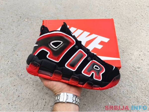 Nike Air More UpTempo Laser Crimson