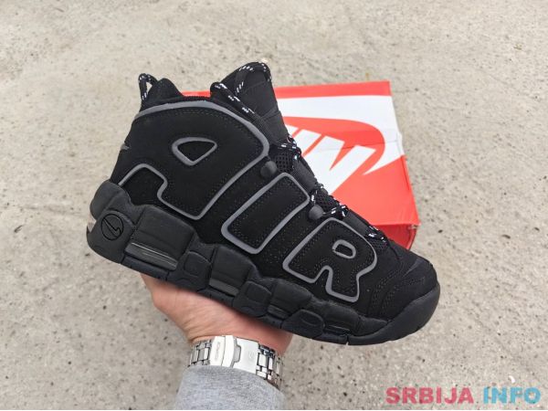 Nike Air More UpTempo Black Reflective