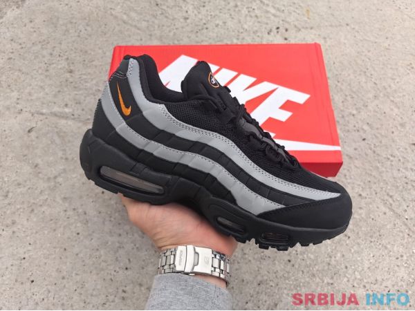 Nike Air Max 95 Black Grey Safety Orange