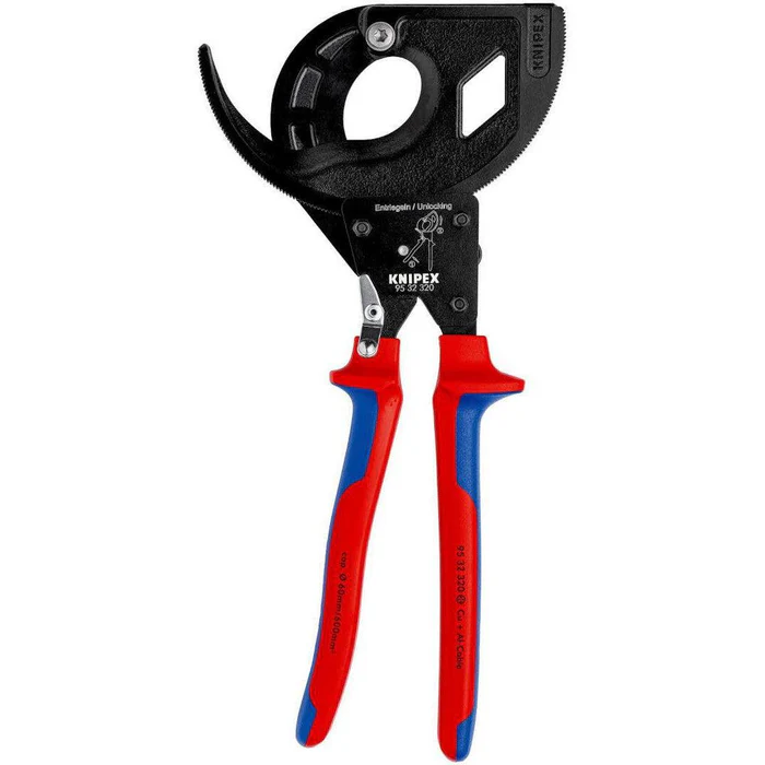 Knipex 3-stepeni sekač za kablove Ø 60mm / 600 mm² (95 32 320)