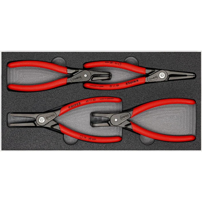 Knipex 4-delni set zeger klešta za osigurače, u penastom pakovanju (00 20 01 V09)