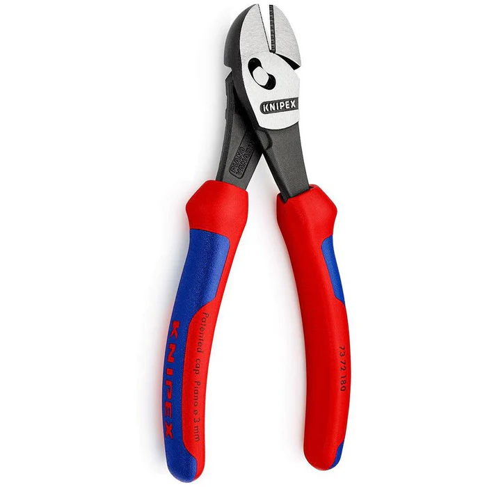 Knipex dijagonalne sečice visokih performansi TwinForce® 180mm - u blister pakovanju (73 72 180 BK)