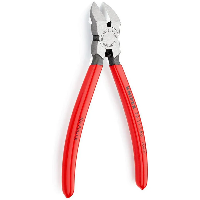 Knipex dijagonalne sečice za sečenje plastike 160mm - pod 45° u blister pakovanju (72 11 160 SB)