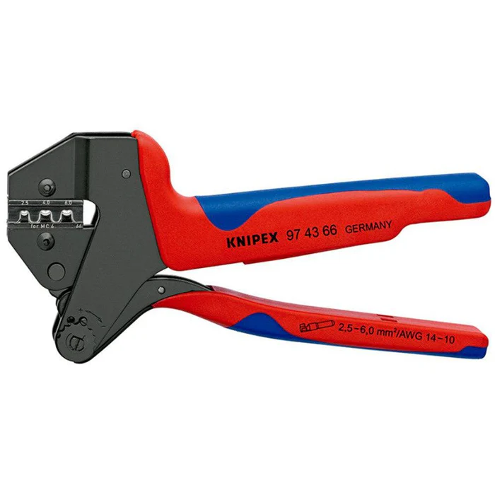 Knipex klešta za krimpovanje MC4 konektora za solarne panele (97 43 66)