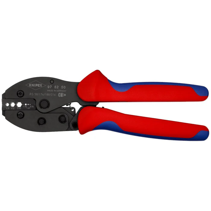 Knipex klešta za krimpovanje PreciForce® za koaksijalne BNC konektore (97 52 50)