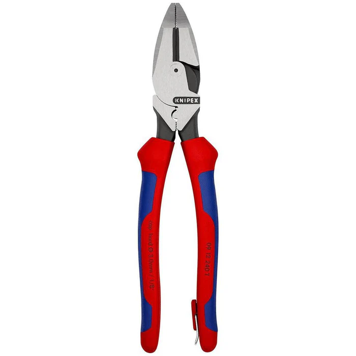 Knipex kombinovana klešta za kablove sa tačkom za presovanje Lineman 240mm sa dodatkom za kačenje (09 12 240 T)