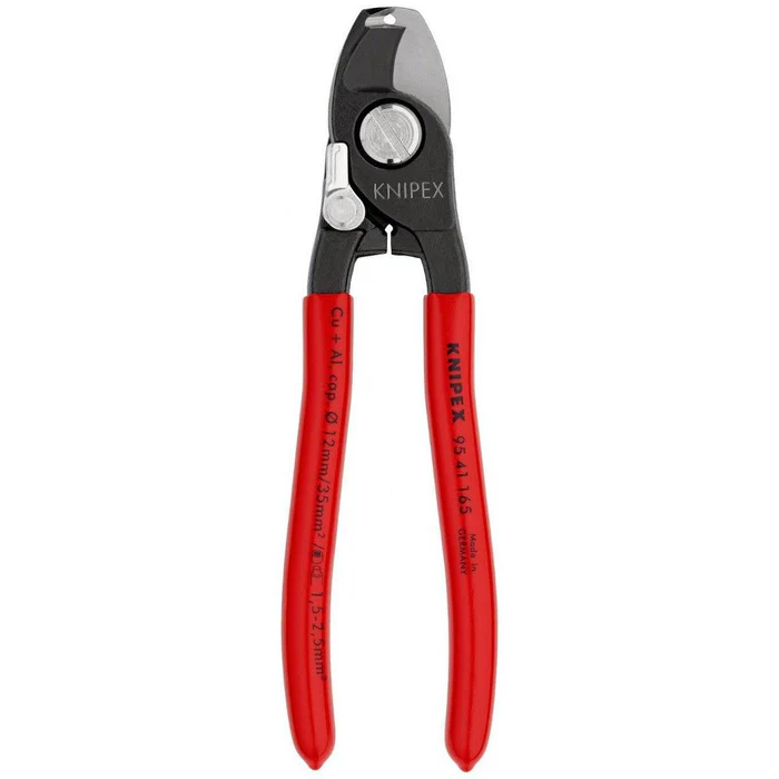 Knipex makaze za kablove sa oprugom za otvaranje i skidanje izolacije 165mm (95 41 165)