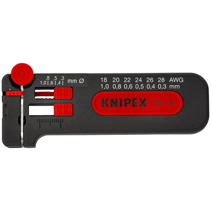 Knipex mini skidač izolacije Ø 0,3 - 1,0mm u blister pakovanju (12 80 100 SB)