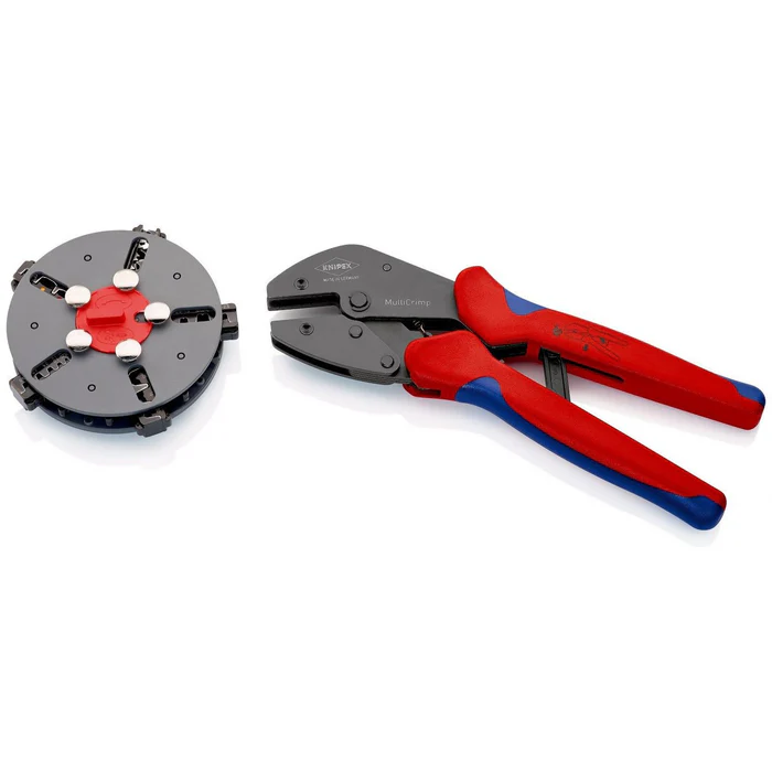 Knipex MultiCrimp klešta za stezanja sa 5-delnim rezervoarom za brzu izmenu 0,25 - 10,0mm² (97 33 02)