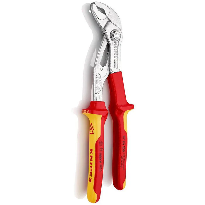 Knipex papagaj - 1000V VDE izolovana cevna klešta 250mm COBRA 2" - hromirana (87 26 250)