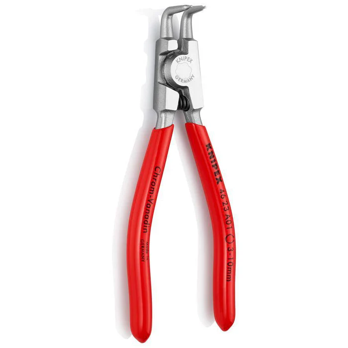 Kriva hromirana Knipex zeger klešta za spoljašnje sigurnosne prstenove 125mm - pod 90° (46 23 A01)