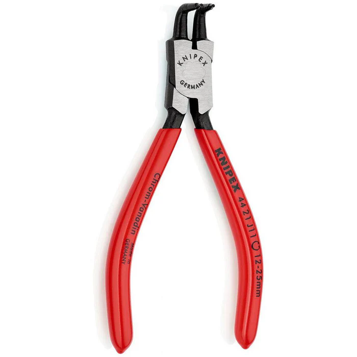 Kriva Knipex zeger klešta za unutrašnje sigurnosne prstenove 130mm - pod 90° (44 21 J11)