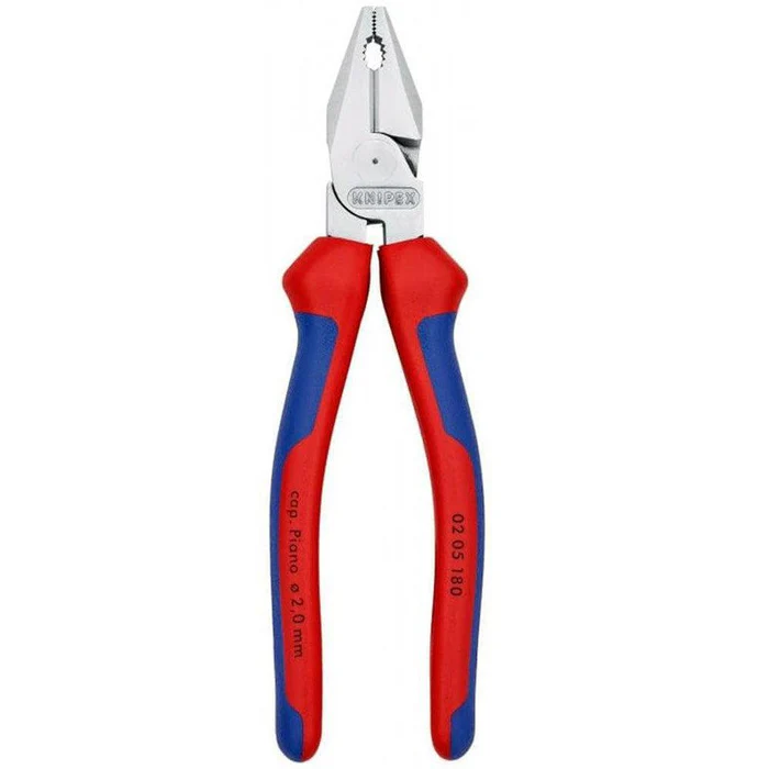 Ojačana Knipex kombinovana klešta 180mm - hromirana (02 05 180)