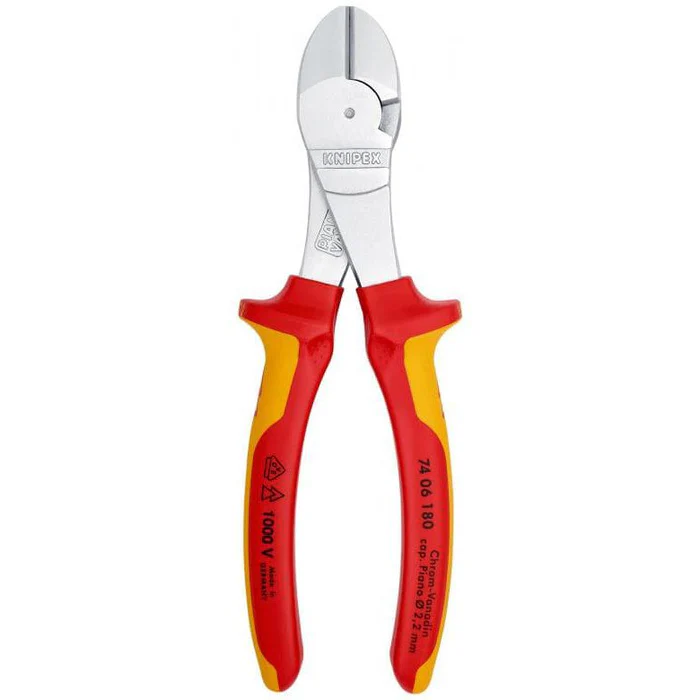 Ojačane Knipex dijagonalne izolovane sečice 1000V VDE (74 06 180)