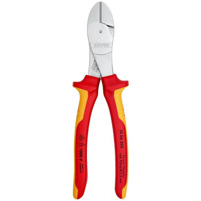 Ojačane Knipex dijagonalne izolovane sečice 1000V VDE (74 06 200)