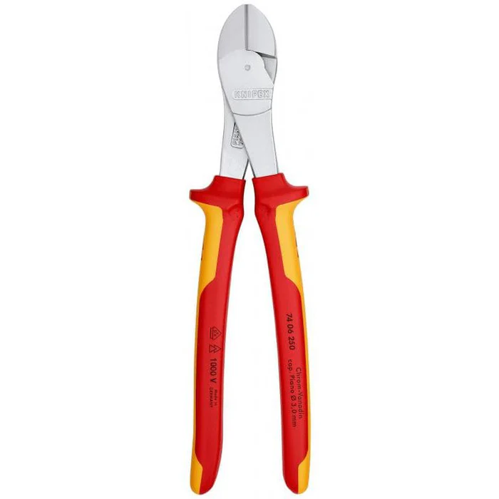 Ojačane Knipex dijagonalne izolovane sečice 1000V VDE (74 06 250)