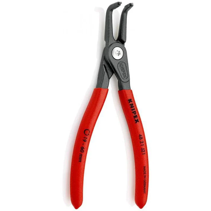 Precizna kriva Knipex zeger klešta za unutrašnje sigurnosne prstenove 165mm - pod 90° (48 21 J21)