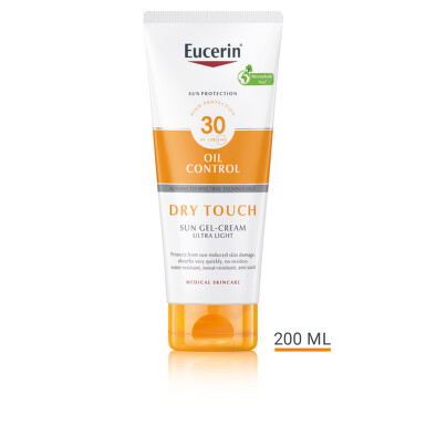 Eucerin Dry Touch Gel-krem za zaštitu osetljive kože od sunca SPF 30, 200 ml