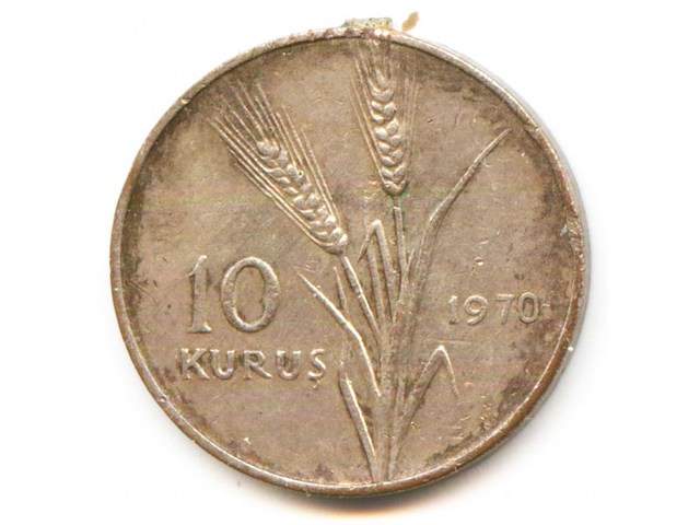 Turska 10 kurus 1970