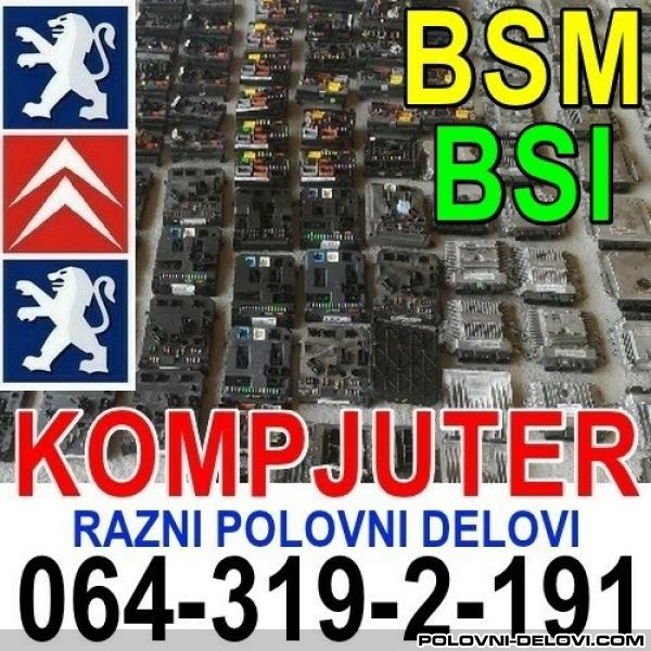 Peugeot 1007 BSM KOMPJUTER BSI Elektrika I Paljenje