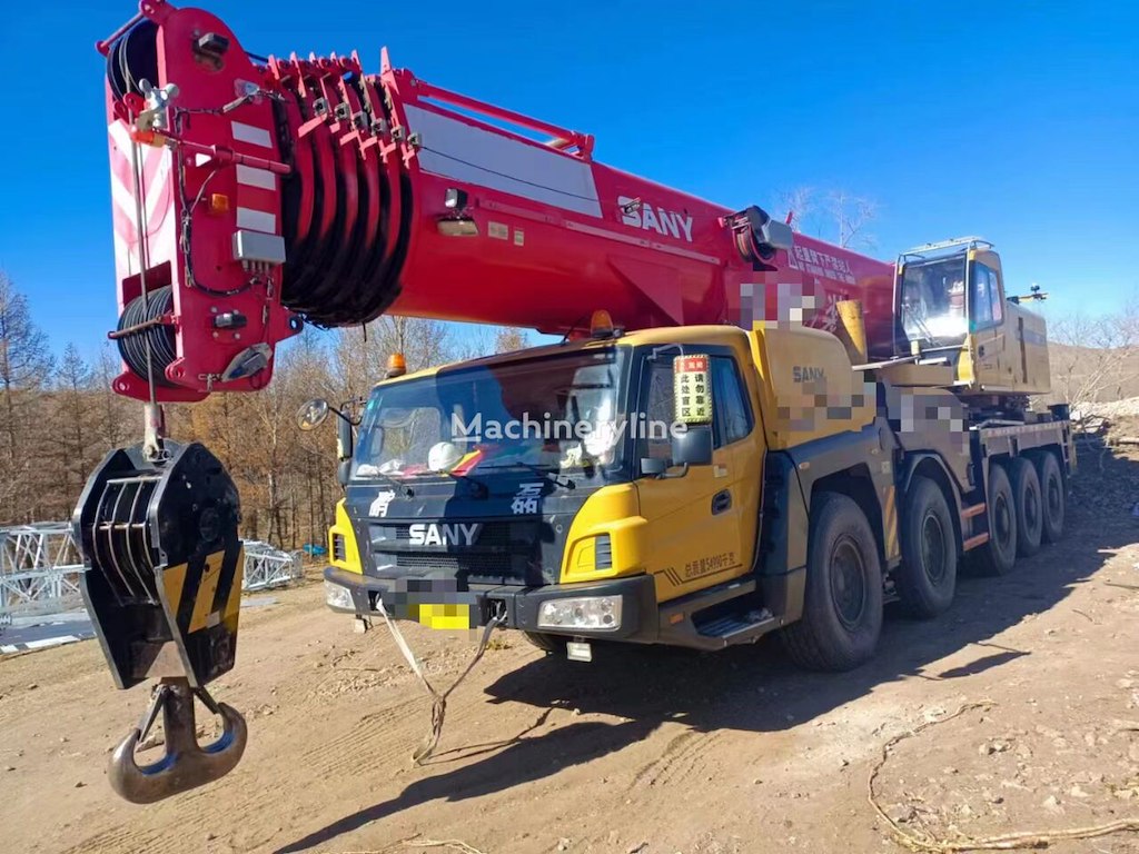 Sany The maximum lifting capacity of Sany's mobile cranes is 100 tons pokretna dizalica