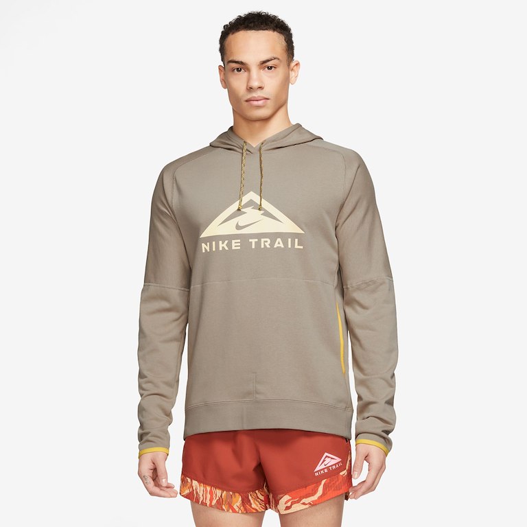 Nike M NK DF MAGIC HOUR HOODIE, muški duks za trčanje, braon