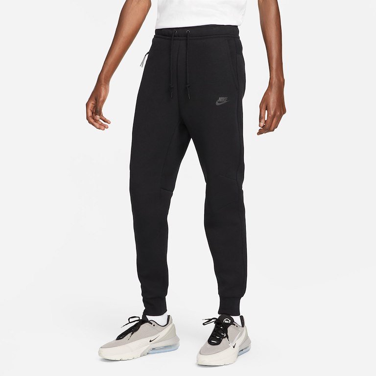 Nike M NK TCH FLC JGGR, muške pantalone, crna