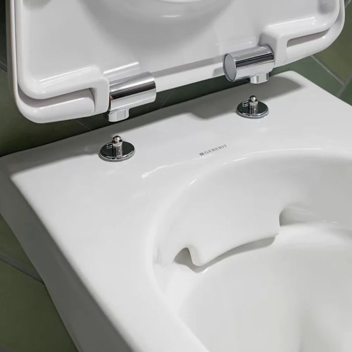 - Geberit Selnova Premium ROUND RIM-FREE WC šolja konzolna + daska