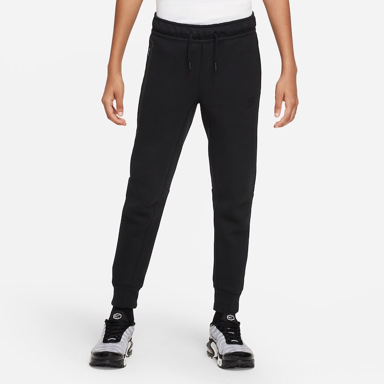 Nike B NSW TECH FLC PANT, dečje pantalone, crna