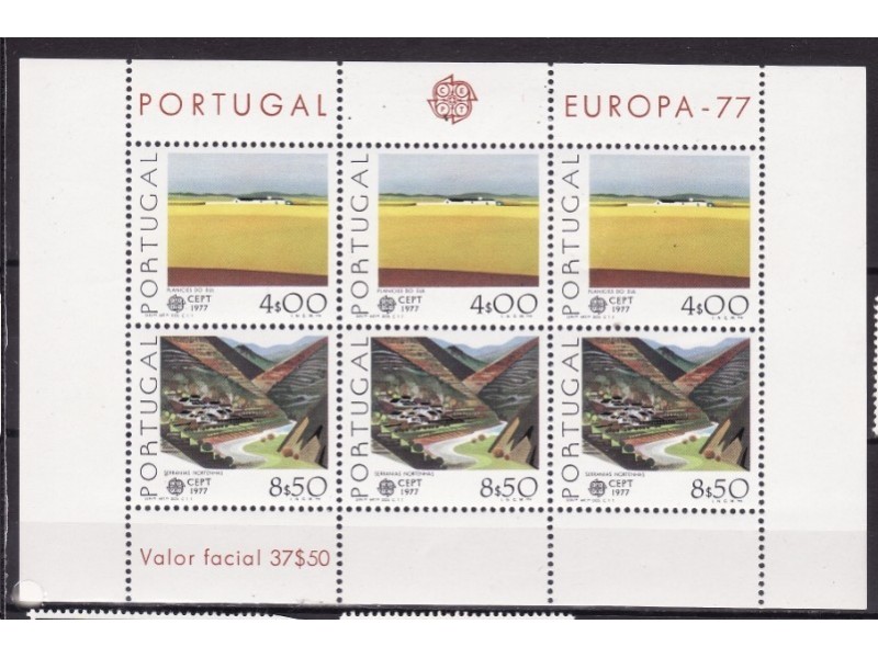 Portugal - Evropa 1977.