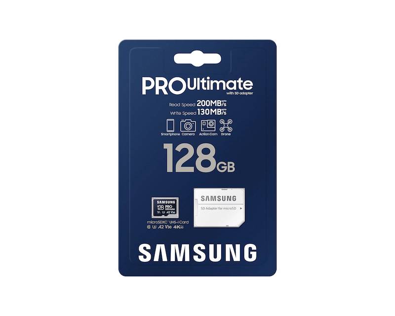 SAMSUNG PRO Ultimate MicroSDXC Card 128GB U3 MB-MY128SA