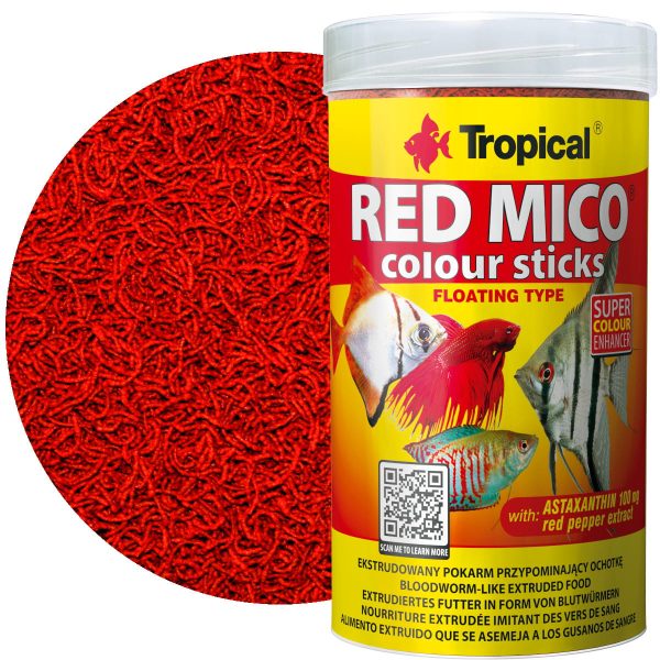 Tropical red mico color sticks