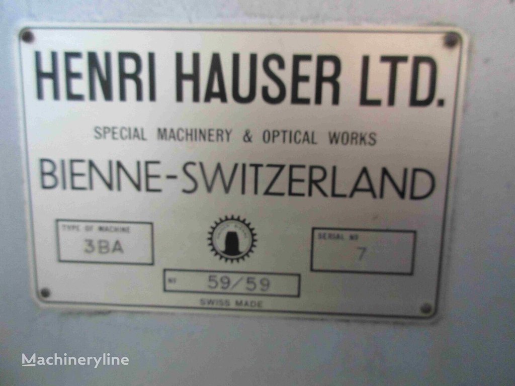 Hauser 3BA Jig borer mašina za bušenje rupa