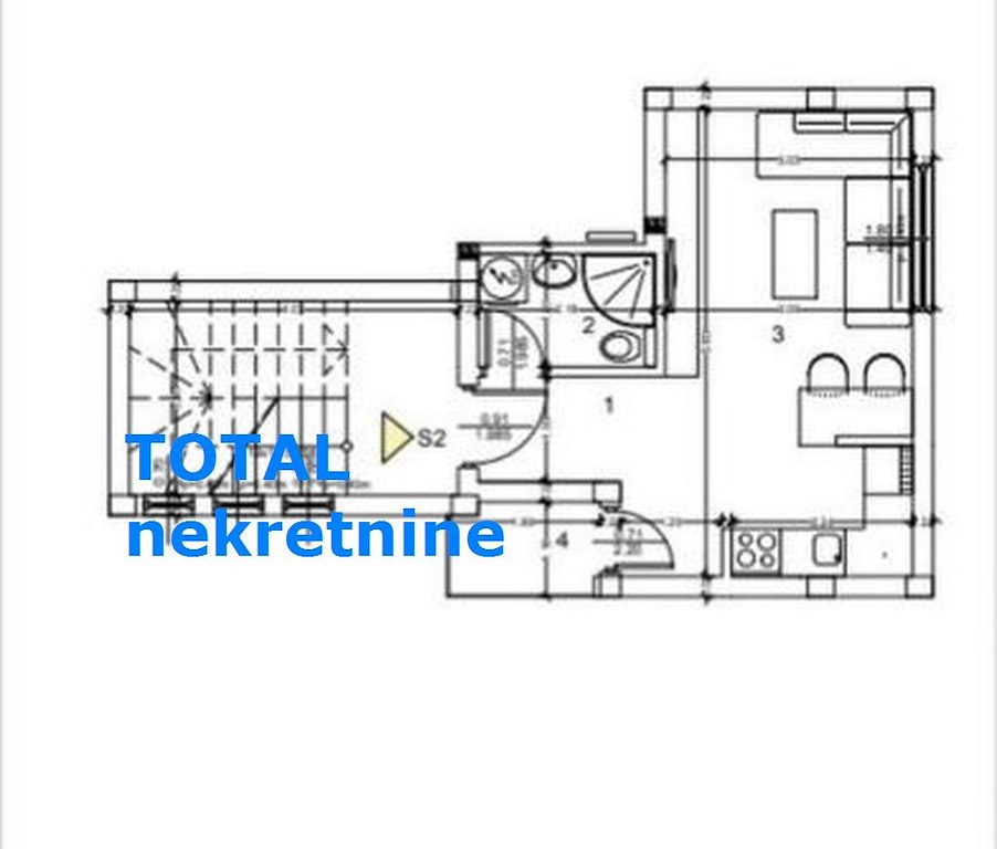 Stan,NOVI SAD,LIPOV GAJ 29.00m2,63860€ , ID: 1096961