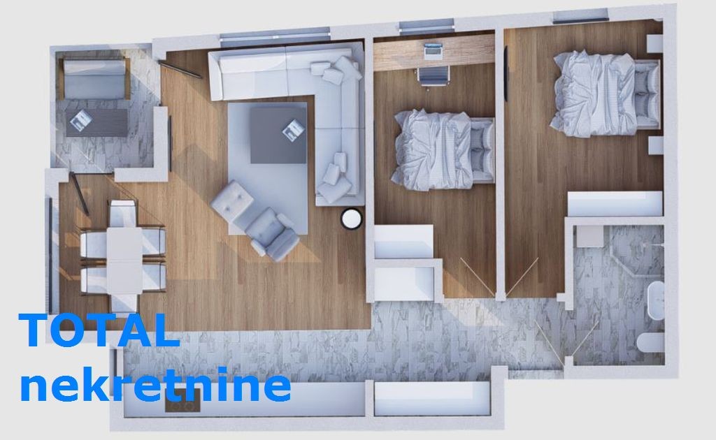 Stan,NOVI SAD,TELEP 61.00m2,149750€ , ID: 1097019