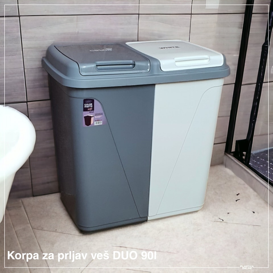 Korpa za prljav veš DUO 90l