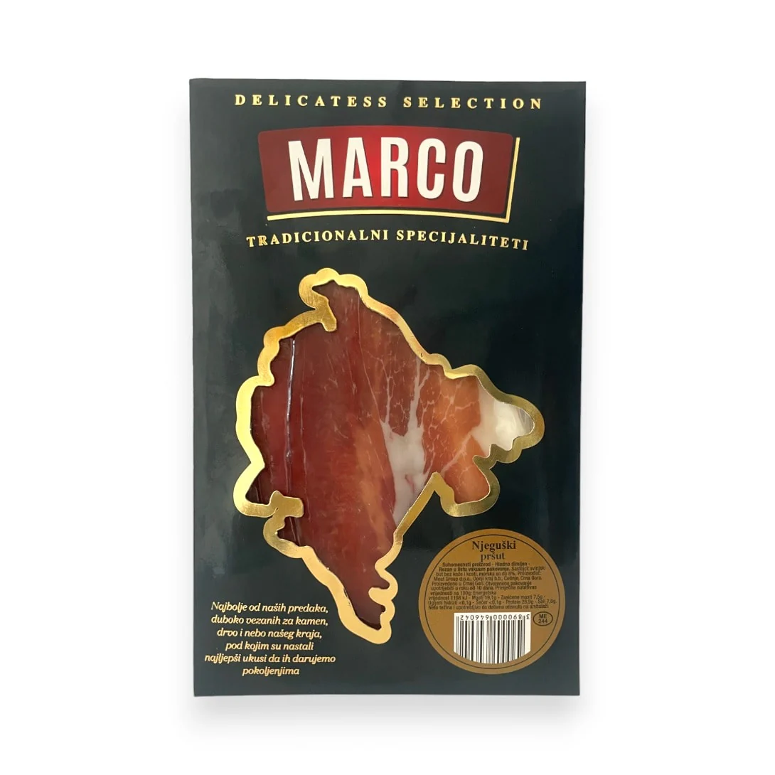 Pršut Njeguški listovi MARCO 100g