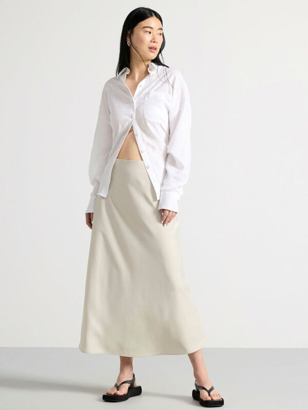 Suknja – Satin midi skirt