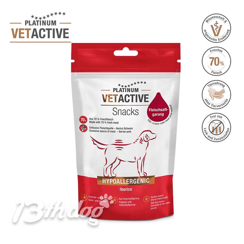 Platinum Vetactive Snack Hypoallergenic Iberico – 200g
Title