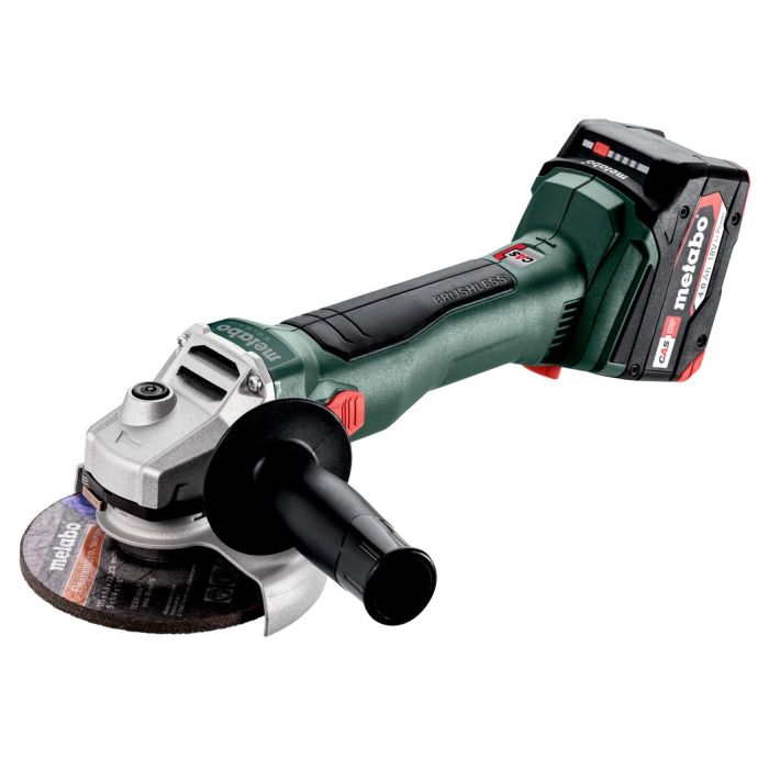 METABO W 18 L BL 9-125 aku brusilica 2x4Ah