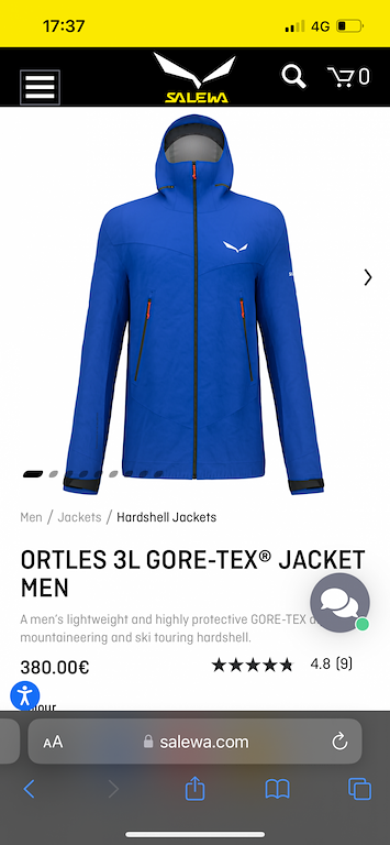 SALEWA - Ortles GTX 3L Jacket