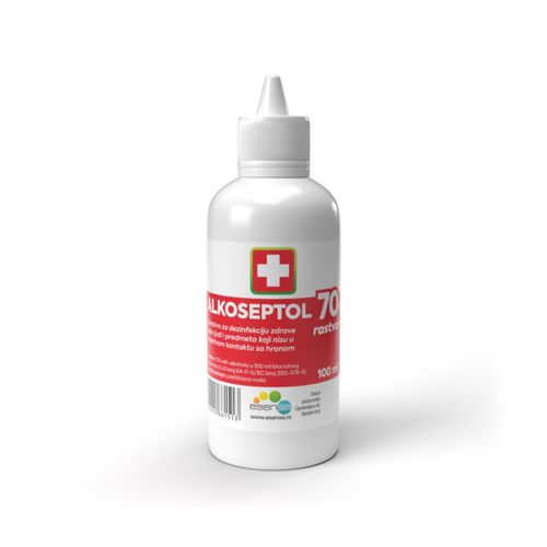 Alkoseptol 70% medicinski alkohol rastvor 100ml, Apo-Hospital