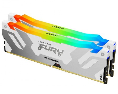 32GB (2x16GB kit) KINGSTON DIMM DDR5 6800MTs KF568C36RWAK2-32 FURY Renegade RGB White