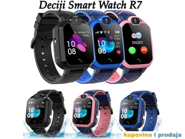 Novo- Vodootporni Deciji Smart Watch R7 - Mobilni Telef