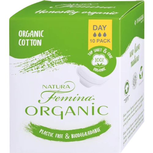 NATURA Femina ORGANIC - dnevni ulošci, 10 kom