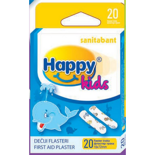 Happy kids strips flaster, 20kom