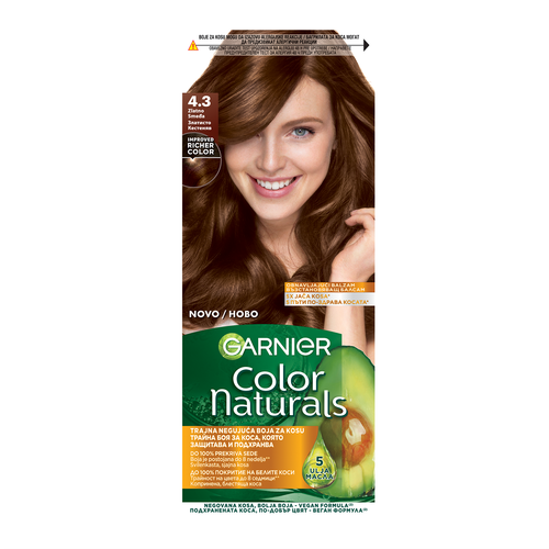 Garnier Color Naturals farba za kosu 4.3