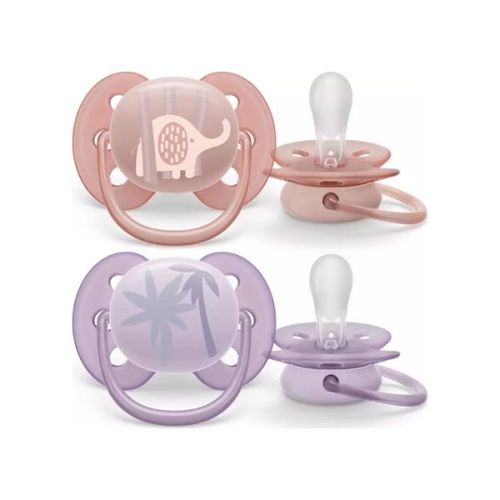 Avent Varalica Ultra Soft 0-6M - Girl (2Kom)