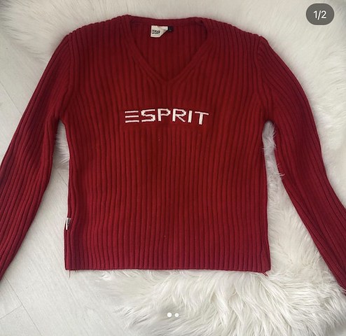 Esprit džemper crveni