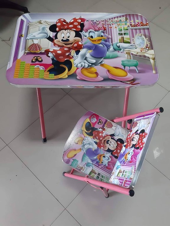 Dečiji sto i stolica set 2/1 - Minnie & Daisy
